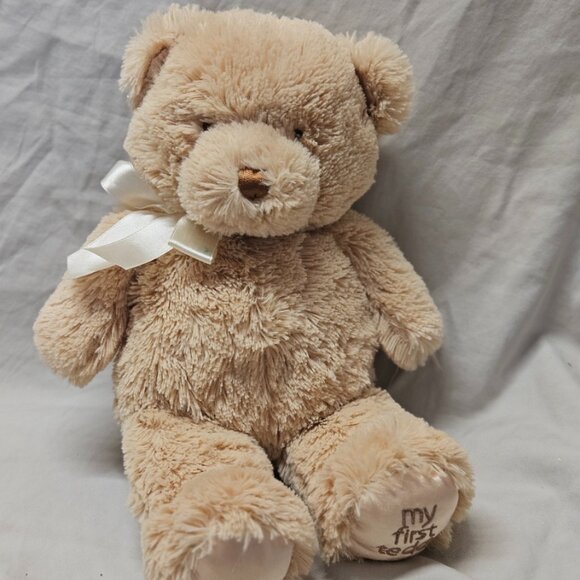 Gund | Toys | Baby Gund My First Teddy Bear Baby Stuffed Animal Tan ...